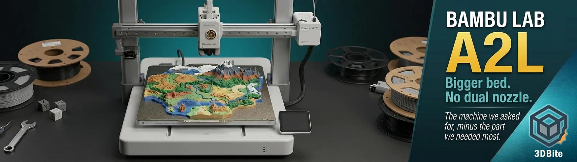 Bambu Lab A2L: Bigger Bed, Vinyl Cutter, and the Dual Nozzle That Never ...