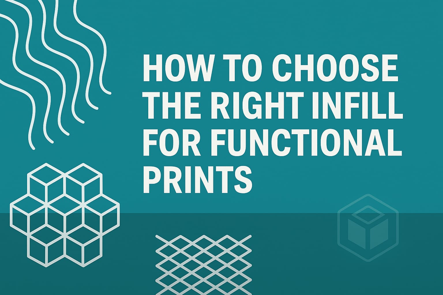 How to Choose the Right Infill for Functional Prints - 3DBite